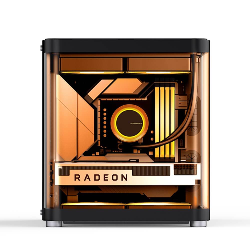 VỎ CASE JONSBO TK-1 BLACK ( MID TOWER, MÀU ĐEN, KÍNH CONG)