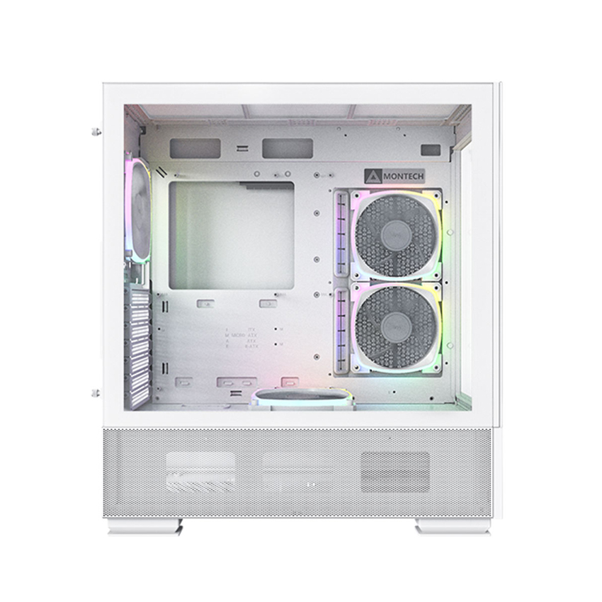 VỎ CASE MONTECH SKY TWO WHITE (MID TOWER/MÀU TRẮNG)
