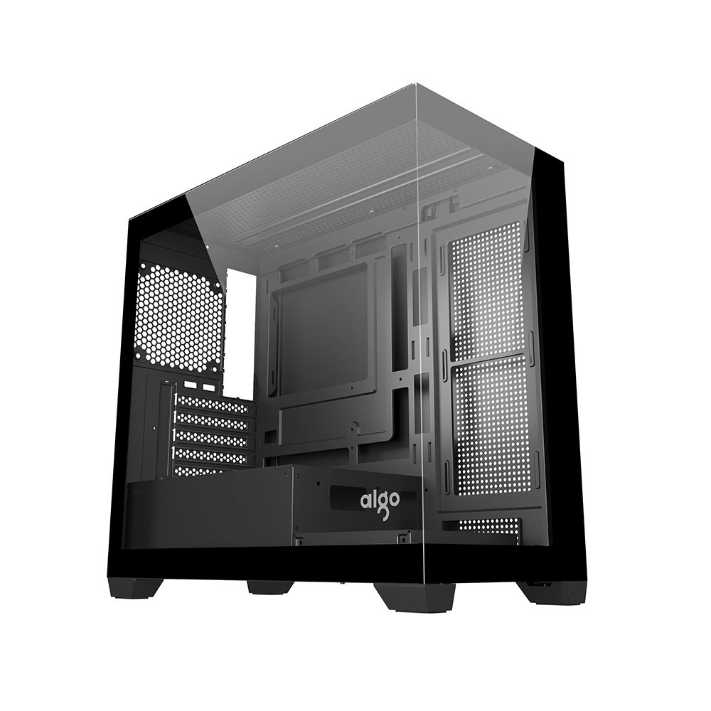 Vỏ Case Aigo C218M Black ( MATX, Màu Đen)