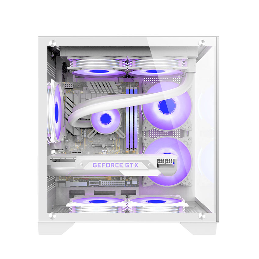 Vỏ Case EDRA ECS1503 White (mATX/Màu Trắng)