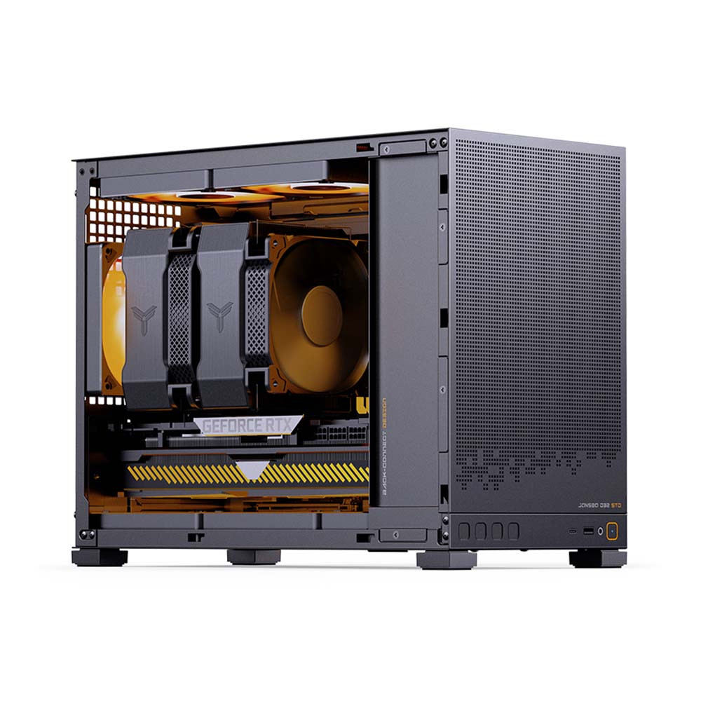 Vỏ Case Jonsbo D32 STD Black (M-ATX/ Mid Tower/ Màu Đen)