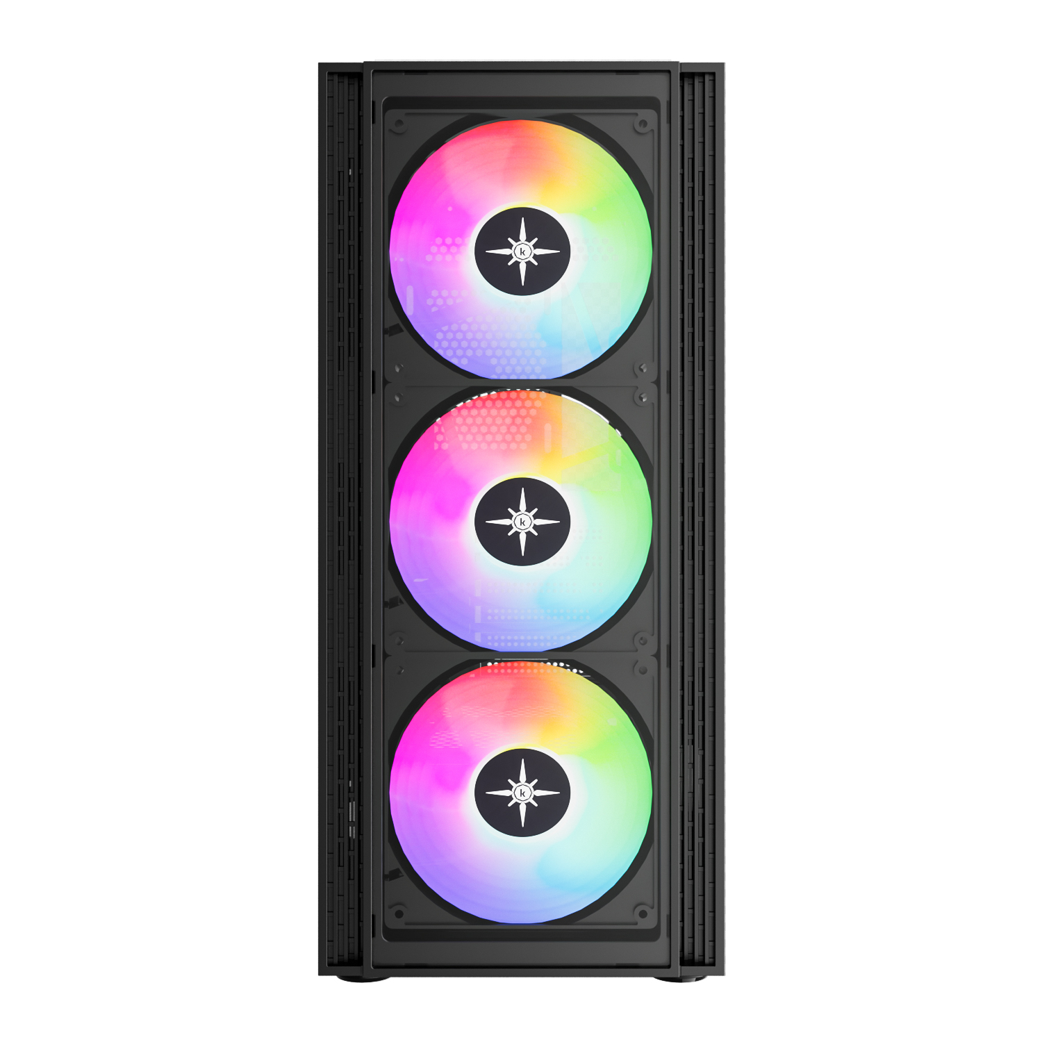 Vỏ Case KENOO ESPORT EK700 (E-ATX/Mid Tower/3 Fan/Đen)