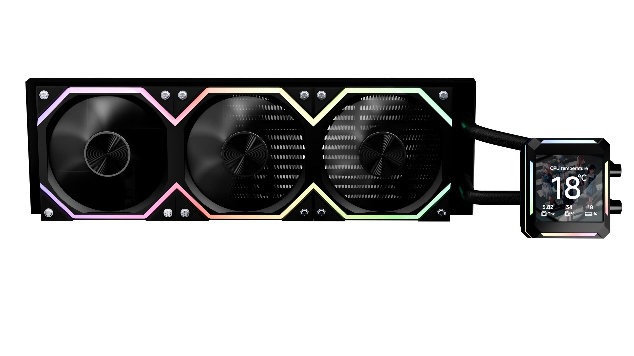 Tản Nhiệt Nước Leopard Astroshell Màu Đen