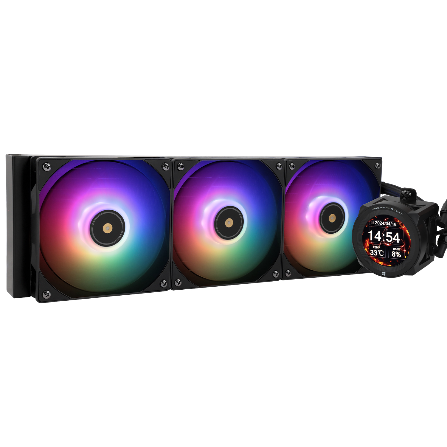 Tản Nhiệt Nước AIO Thermalright Core Vision 360 Black ARGB