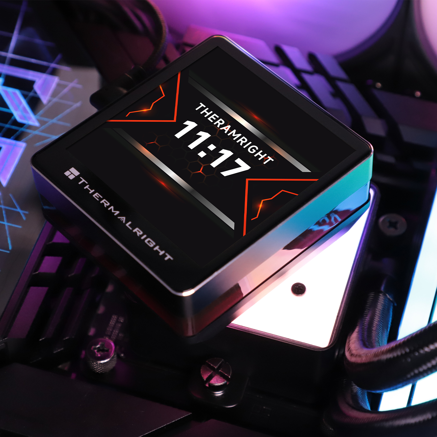 AIO Liquid Cooler With LCD Screen For AM5 LGA1700 Thermalright FW240 ...