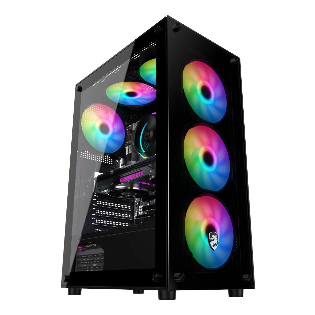 Vỏ Case VITRA Cruise X5 Black (3 Fan RGB)
